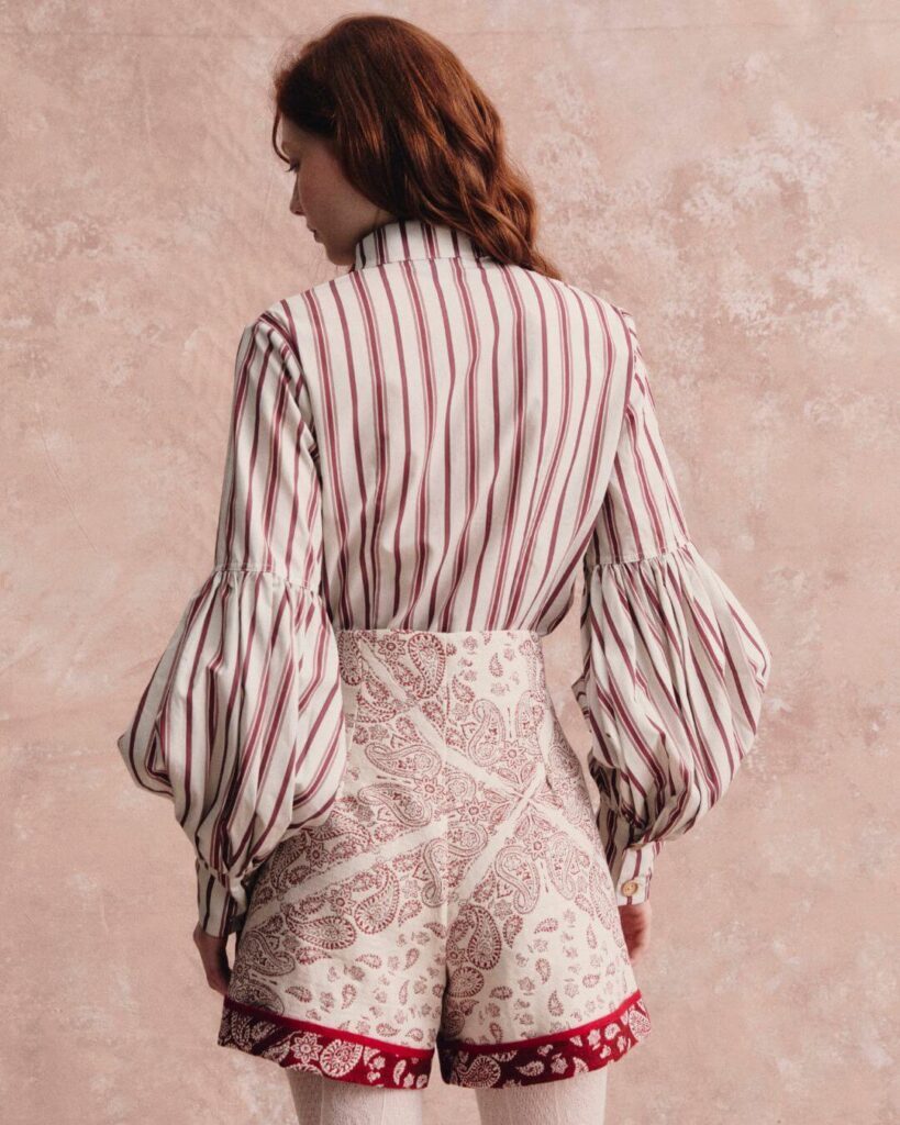 Bell red stripes - Laganini Studio