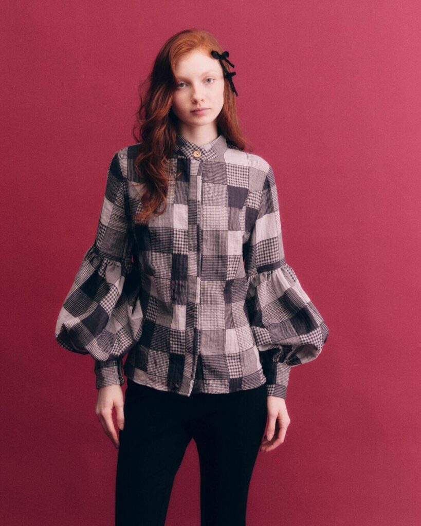 Camisa Bell thea black - Laganini Studio