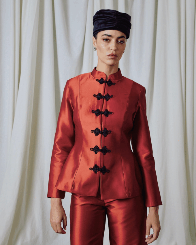 Shanghai Red Jacket - Laganini Studio